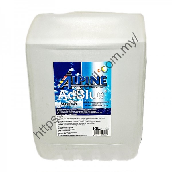 ALPINE ADBLUE® (10 LITER) 0109001 | ALPINE OIL & LUBRICANT