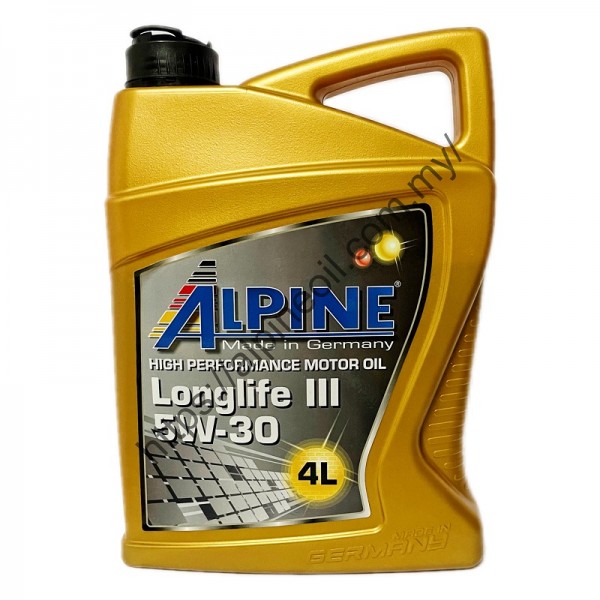ALPINE RS 10W-60 (4 LITER x 5 BTL) 0100208 | ALPINE OIL & LUBRICANT