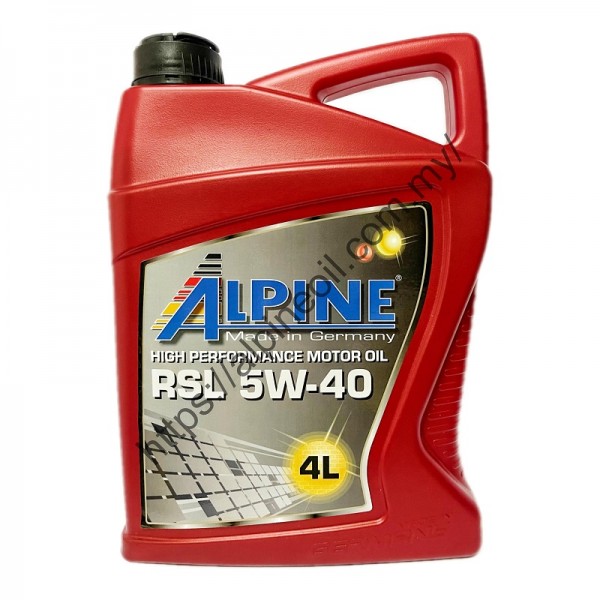 ALPINE RSL 5W-40 (4 LITER x 5 BTL) 0100148 | ALPINE OIL & LUBRICANT